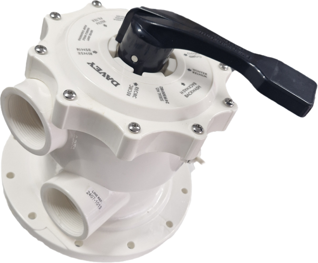 Davey Crystal Clear EcoPure Filter 50mm Multi Port Valve – Epools Pool Shop