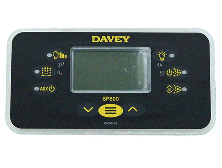 Spa Power SP800 Rectangular Touchpad With Overlay – Epools Pool Shop