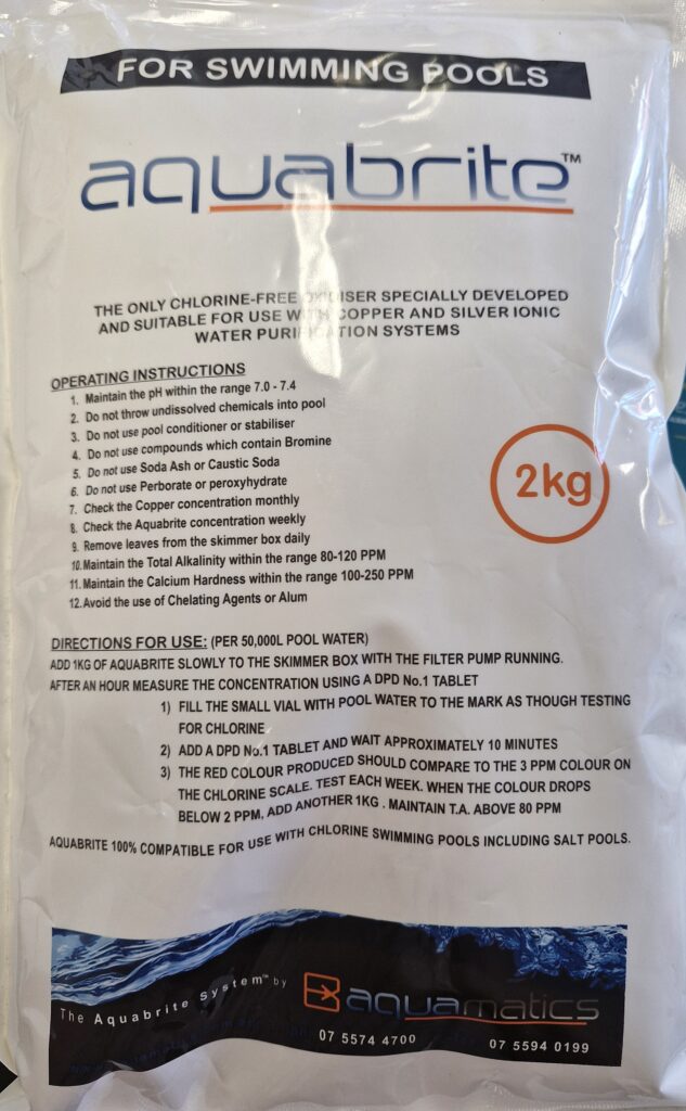 Aquabrite PoolFresh Plus now 2kg Sachet – Epools Pool Shop