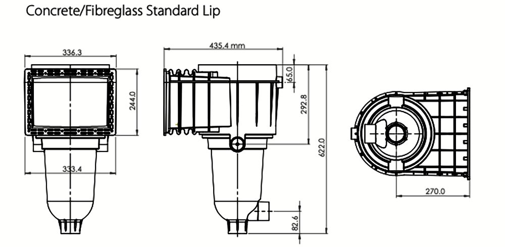Astralpool ABS Skimmer Box For Concrete & Fibreglass Pool’s – Epools ...